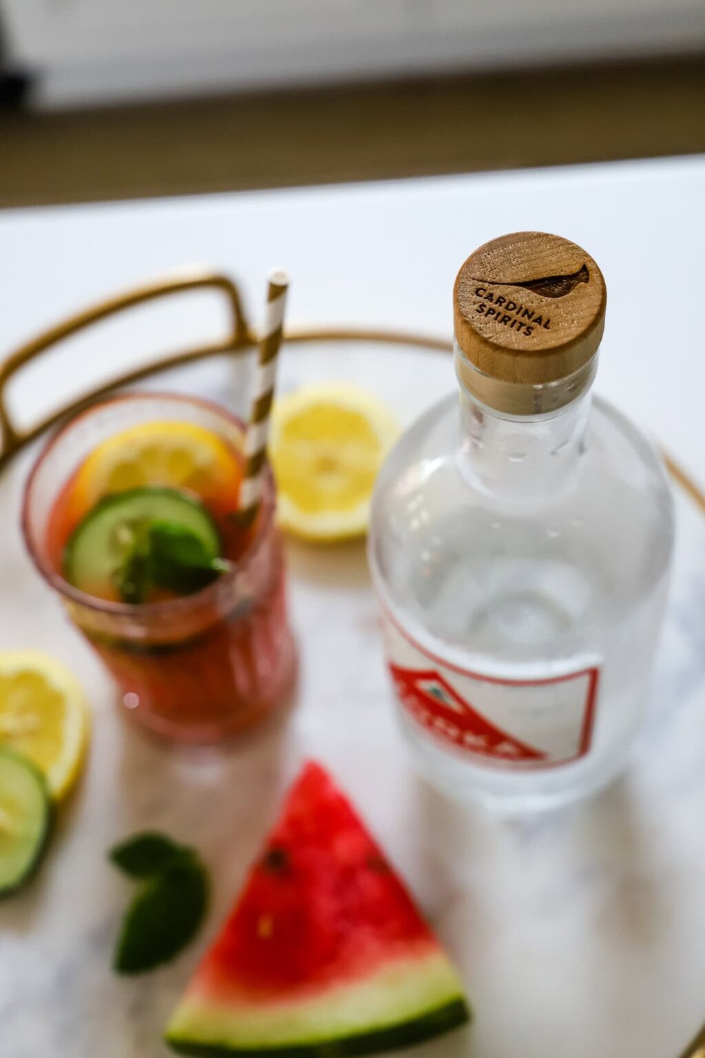 Watermelon Splash with Cardinal Spirits Vodka - Sierra In The City
