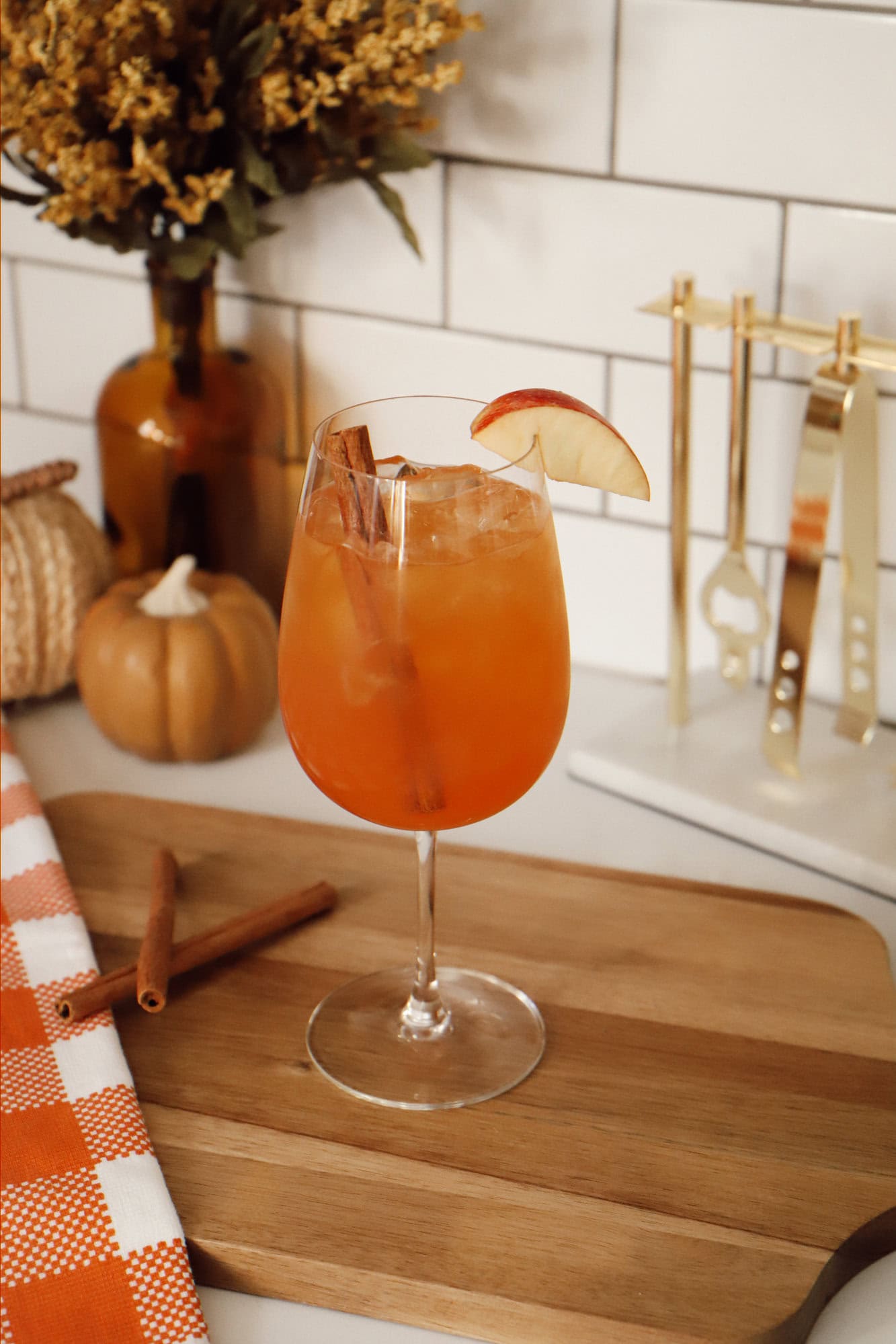 Apple Cider Aperol Spritzes is a Timeless Italian Aperitif