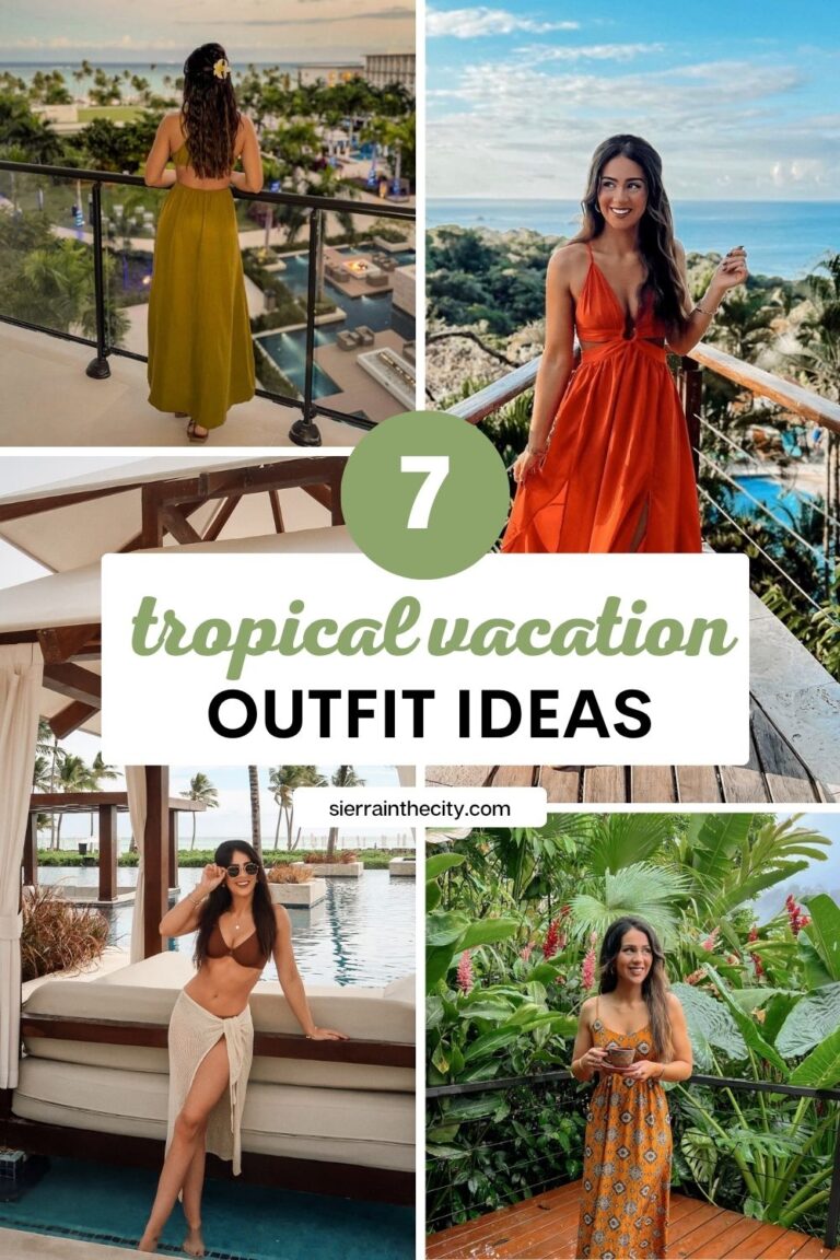 10 Tropical Vacation Outfits - Sierra In The City